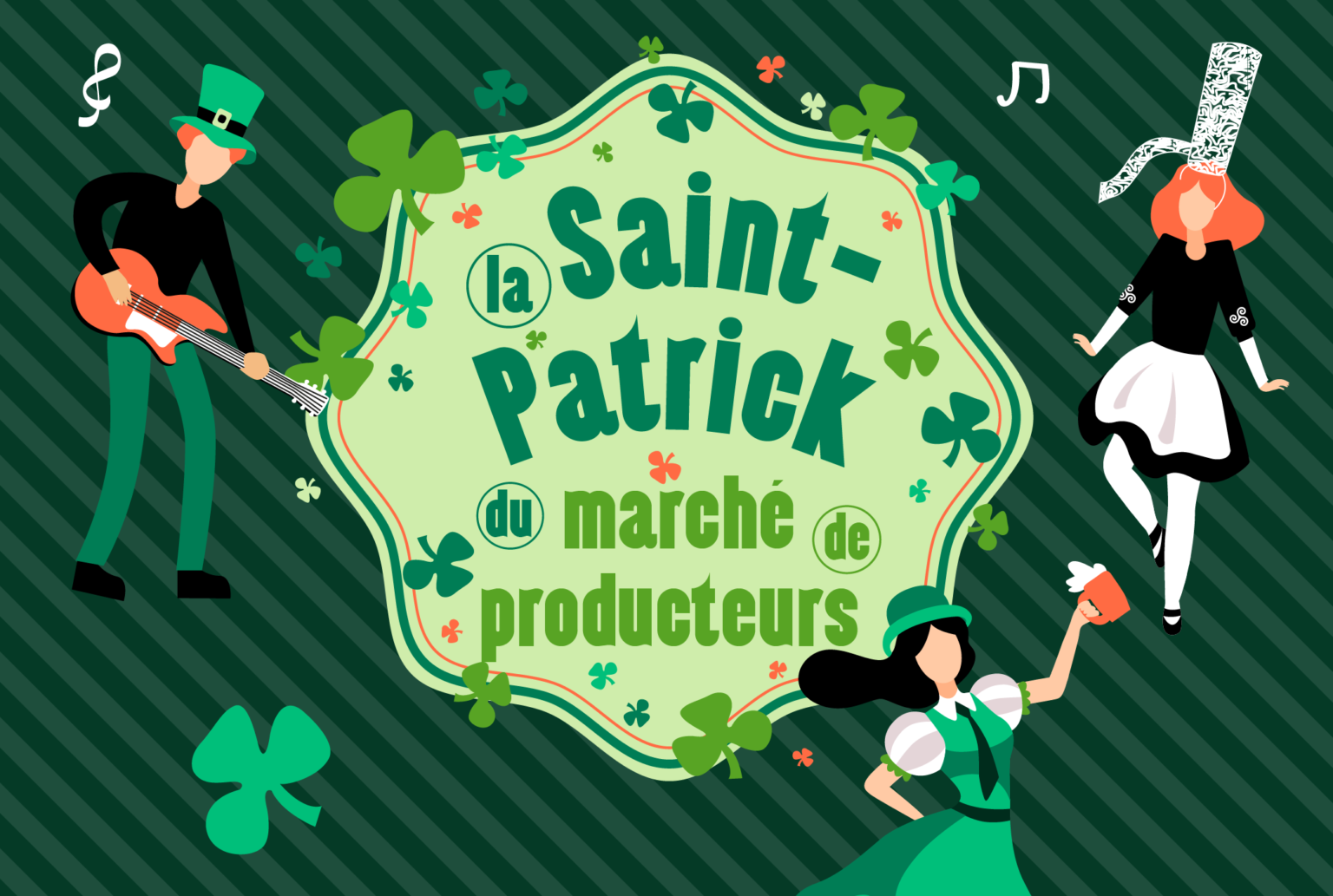 Fête de la Saint-Patrick - Place Jean Jaurès